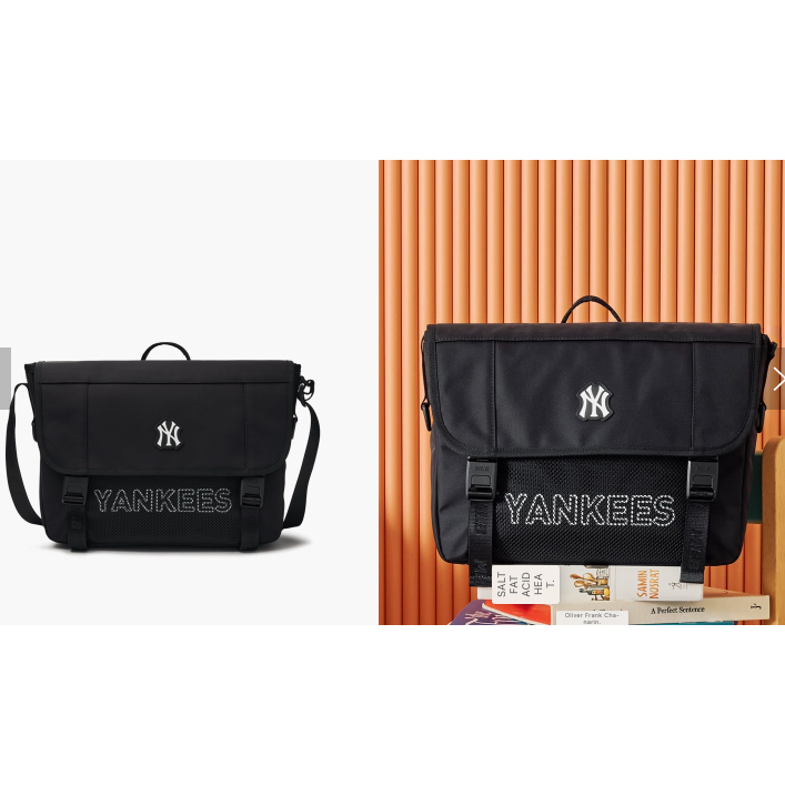 [100%KR-ของแท้] Mlb Basic Mesh Messenger Bag New York Yankees | Shopee ...
