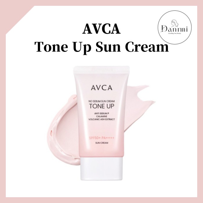 [AVCA] Anti Sebum Pink Tone Up Sun Cream 35ml | Shopee Thailand