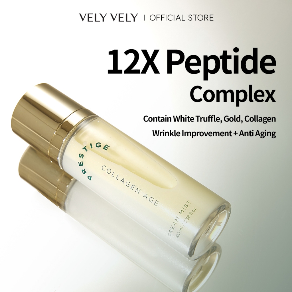 [VELY Vely] Prestige Collagen Age Cream Mist 100ml, บรรจุ White Truffle ...
