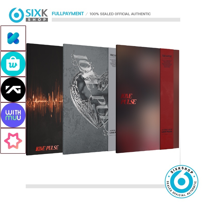 ( POB ) TREASURE 3rd MINI ALBUM [LOVE PULSE] | Shopee Thailand