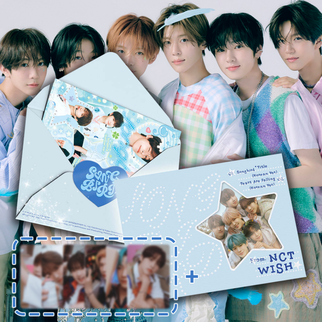 [GIFT] NCT WISH Single Album SONGBIRD Letter Ver | Shopee Thailand