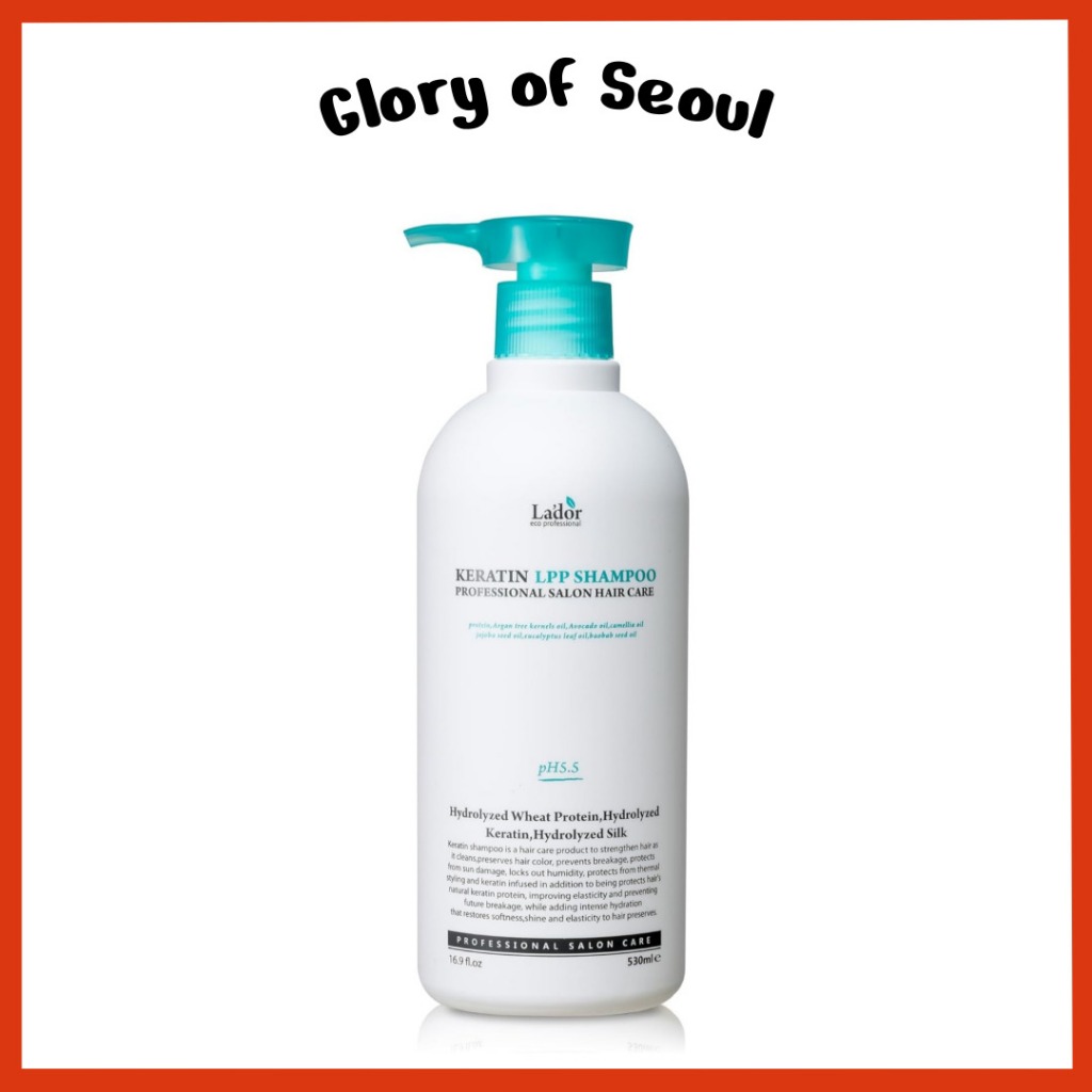 Lador Keratin LPP Shampoo, 530mL | การดูแลความเสียหาย | Shopee Thailand