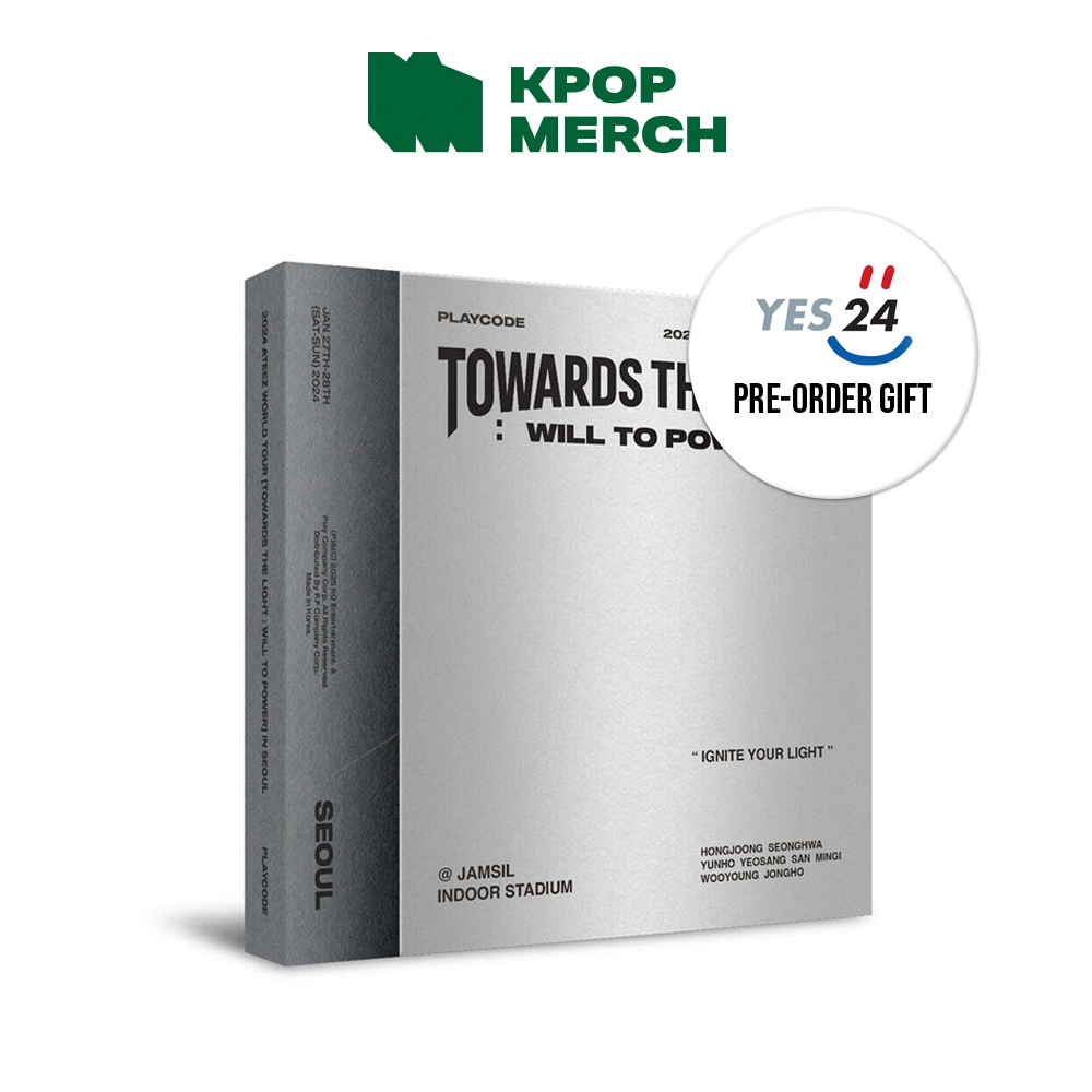 (YES24 POB)ATEEZ - 2024 Ateez World Tour [ Towards The Light : Will To Power ] In Seoul Playcode ...