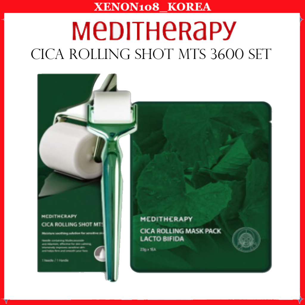 Meditherapy Cica rolling shot MTS 3600 Set / Cica rolling shot MTS สินค้าหลัก (1 ด้าม + 1 ช็อต ...