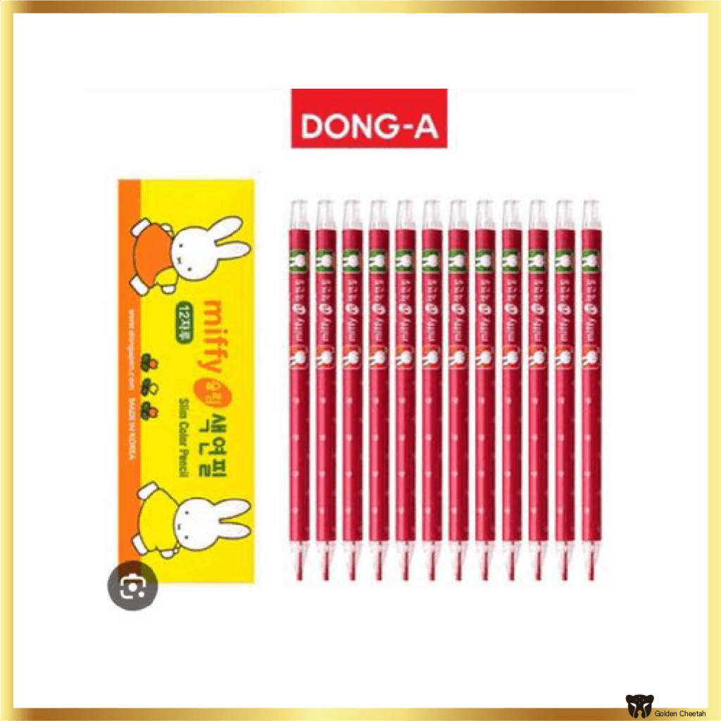 DONG-A Miffy Slim Color Pencil 12 ชิ้นชุด | Shopee Thailand