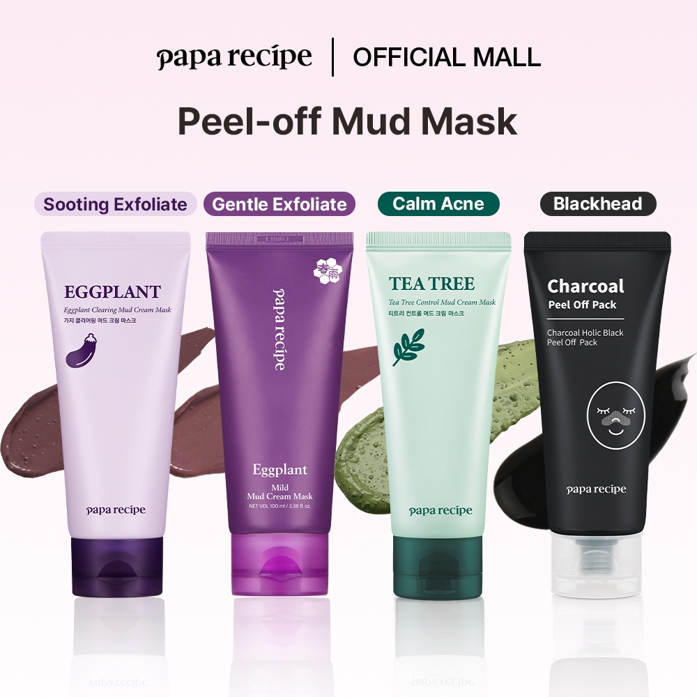 papa recipe MUD CREAM MASK 3 types | Shopee Thailand
