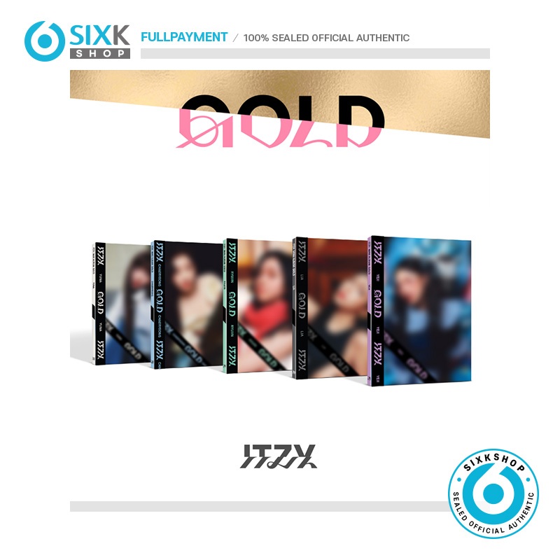 (POB SET) ITZY [ GOLD ] Digipack VER. | Shopee Thailand