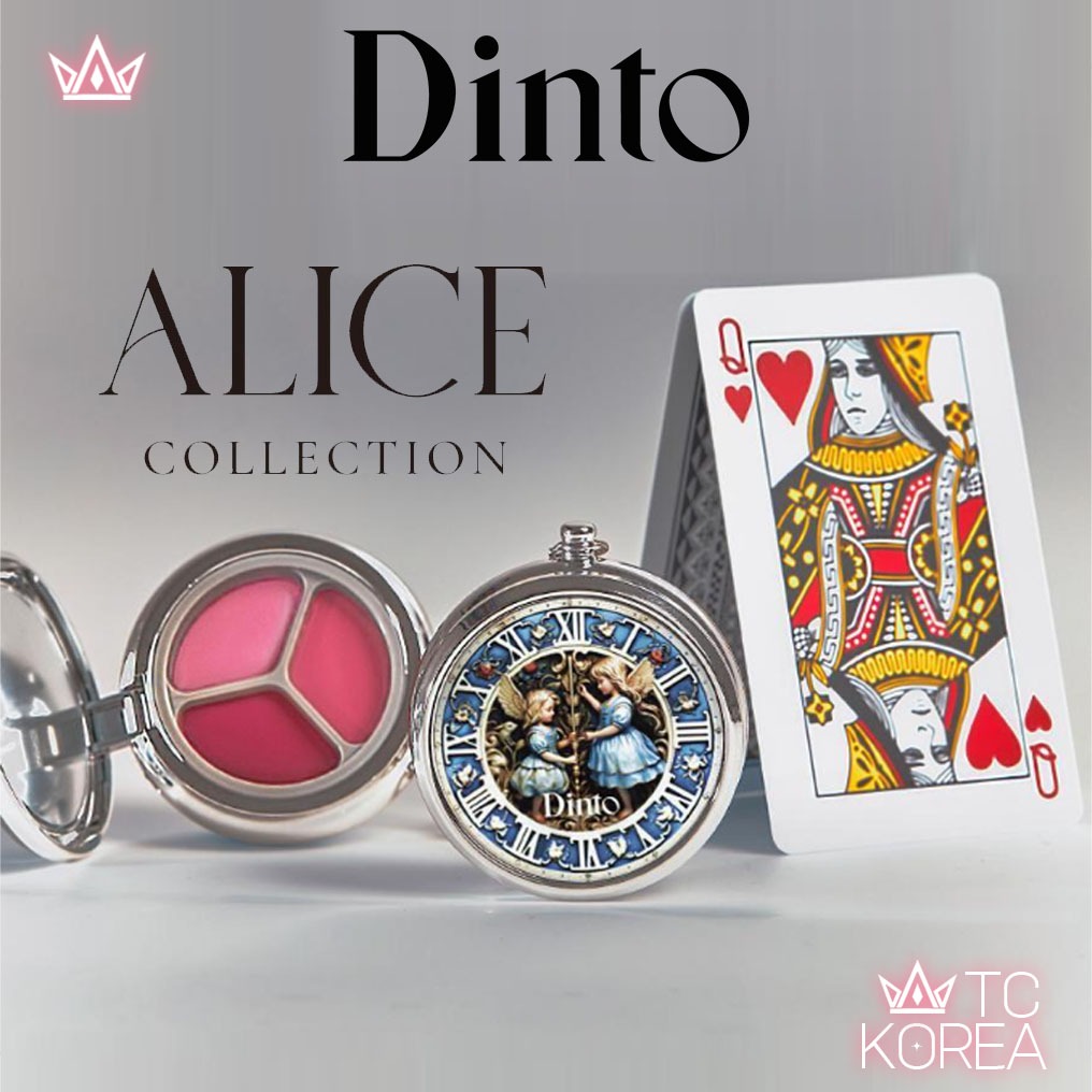 Dinto ALICE COLLECTION Lip&Cheek Blurring / Glowing 14 สี | Shopee Thailand