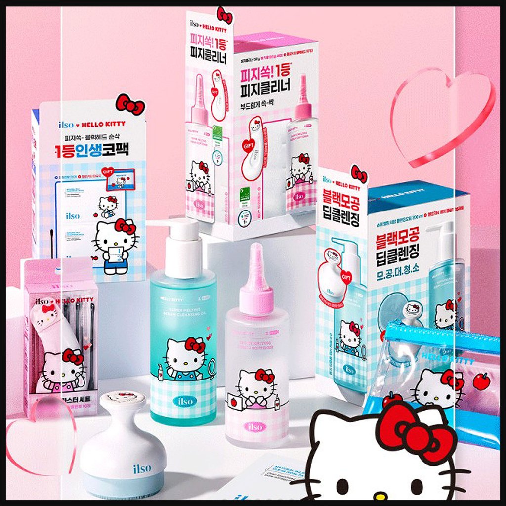 [ilso X Hello Kitty] Deep Clean Master/Sebum Softener/คลีนซิ่งออยล์ ...