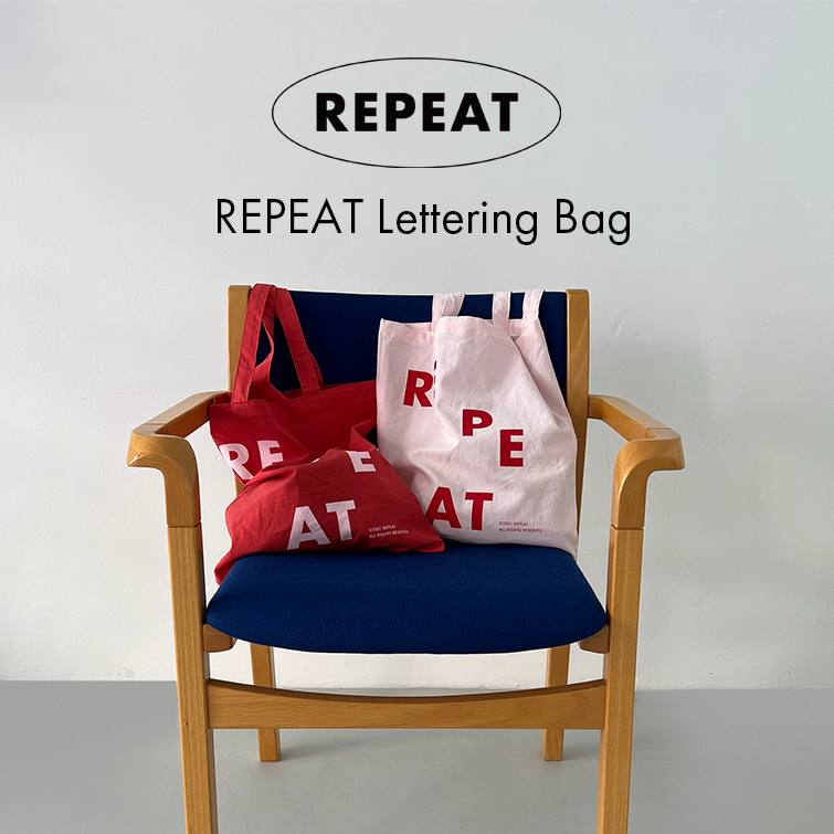[REPEAT Korea] REPEAT Lettering Bag Eco Bag กระเป๋าสะพายไหล่ แบรนด์ ...