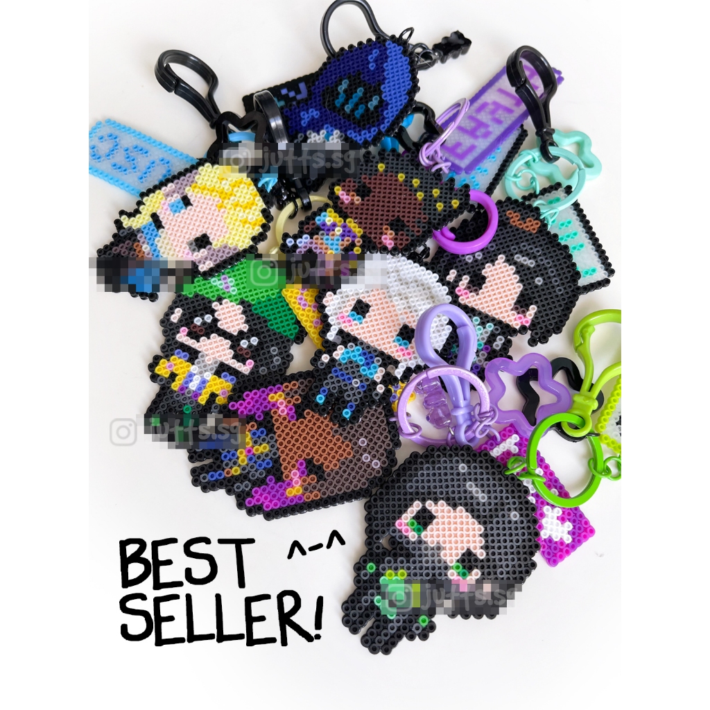 พวงกุญแจลูกปัด Valorant ทําด้วยมือหญิง AGENTS Clove/Fade/Jett/Killjoy ...