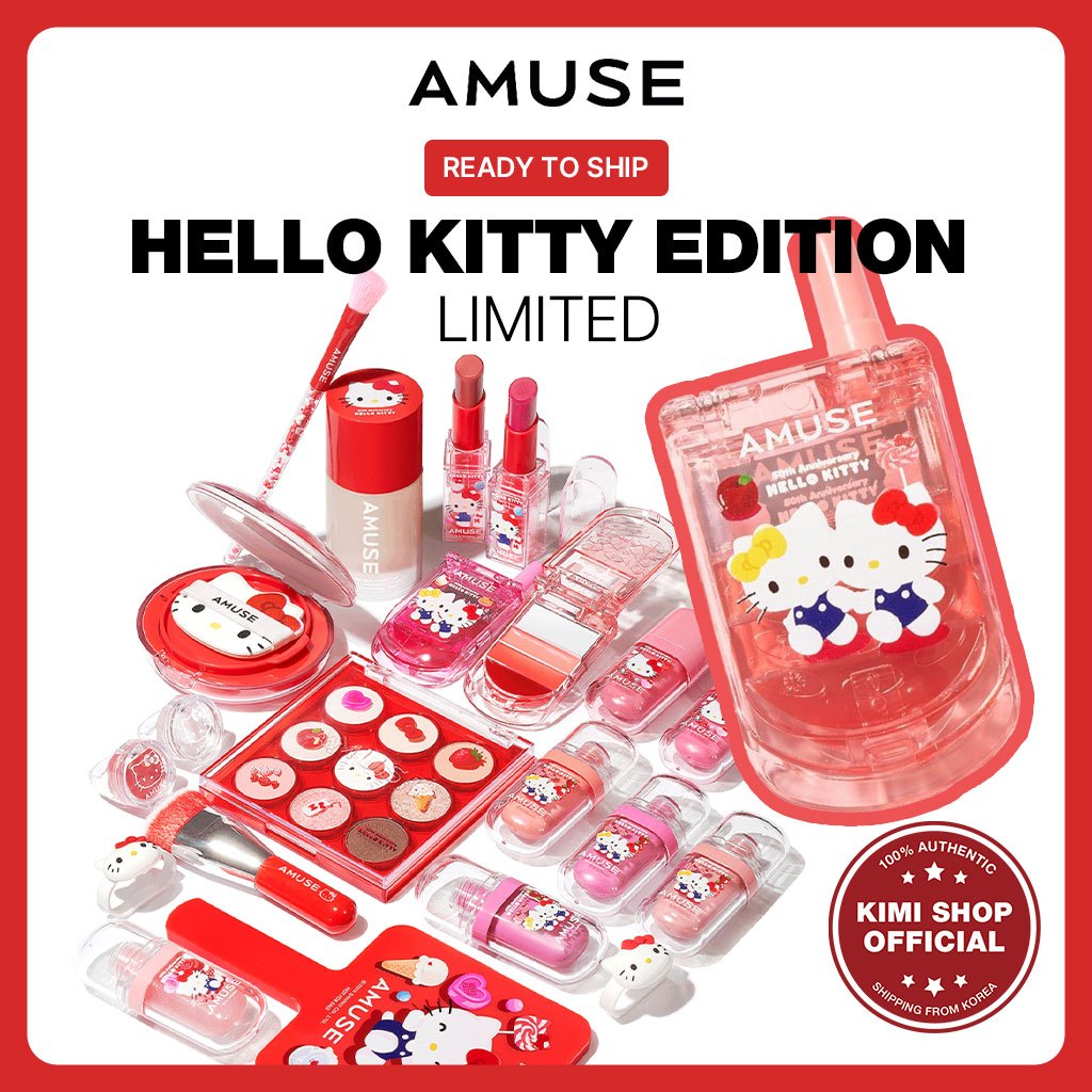 [AMUSE] Hello Kitty Edition Lip & Cheek มือถือ, Bebe Tint, Jel-Fit Tint, Dew Balm, Eye Palette ...