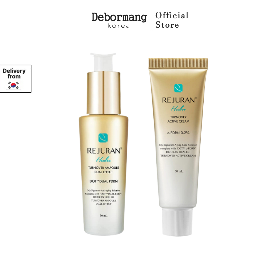 Rejuran Turnover Active Cream 50ml & Ampoule 30ml ทองขวด ผลิตภัณฑ์บำรุง ...