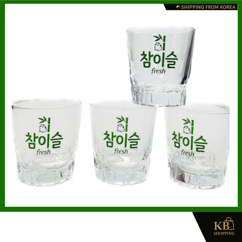 Chamisul - ชุดแก้ว Soju Shot เกาหลี - ชุด Jinro Barware แท้ 50ml - 4 ชิ้น | Shopee Thailand