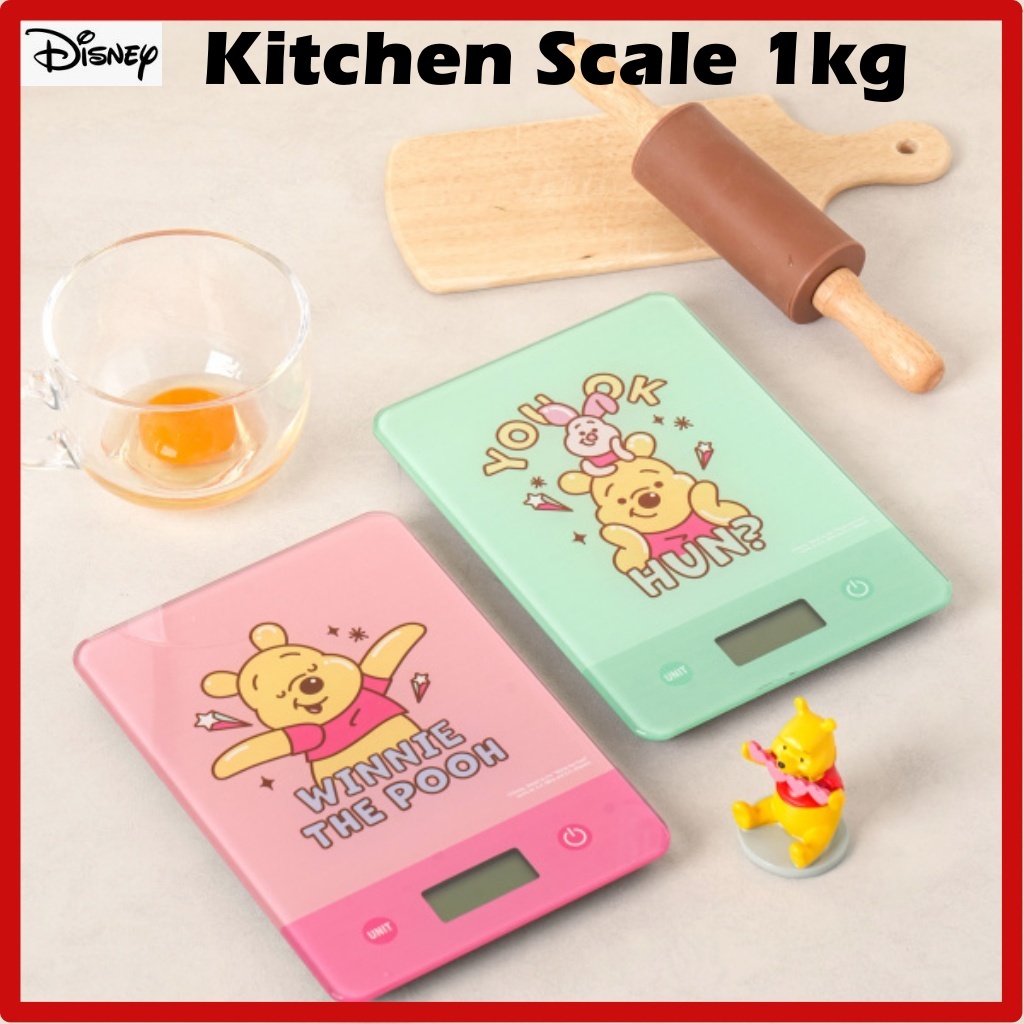 [Daiso Korea] Winnie The Pooh Weighting Scale Kitchen 1kg Food Coffee ...