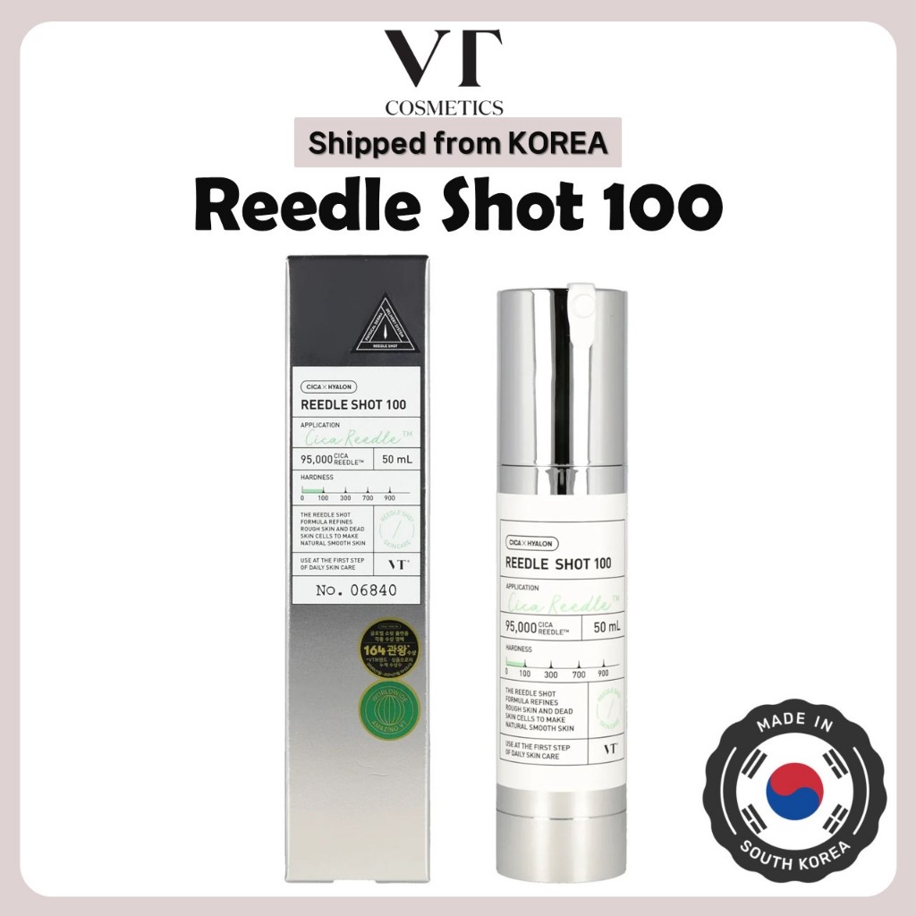 Vt COSMETICS CICA Reedle Shot 100 เอสเซ้นส์ | Daily Face Essence เพื่อผิวนุ่ม Centella Complex ...