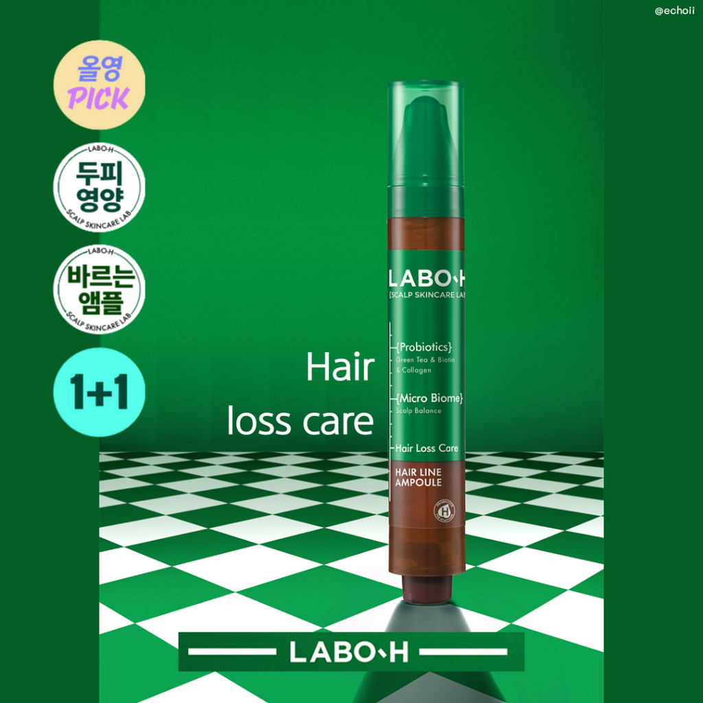 [LABOH]Korea_Hair Loss care hair line ampoule_15ml (1+1) | Shopee Thailand