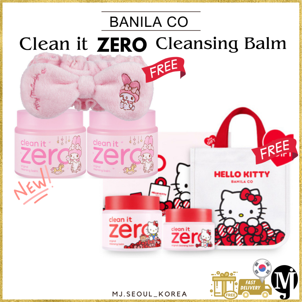 Banila CO Hello Ketty My melody Clean It Zero Cleansing Balm 180ml | Shopee Thailand