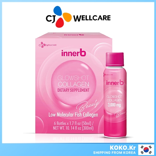 Cj WELLCARE Innerb Glowshot Collagen 3000 50ml x 6EA พร้อม FREEBIES | Shopee Thailand