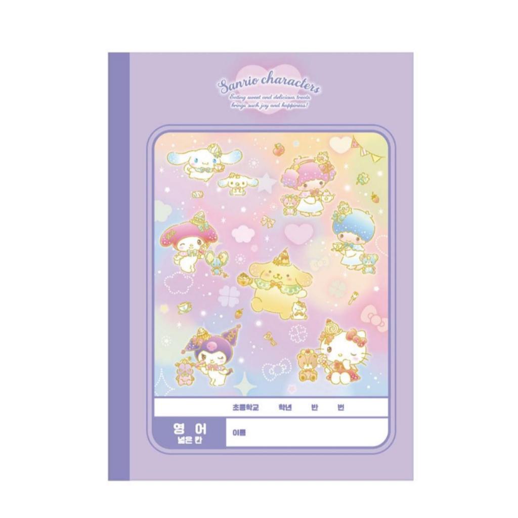 [Sanrio] Notebook with Sanrio Character 24 หน้า Note Book Cute Korean ...