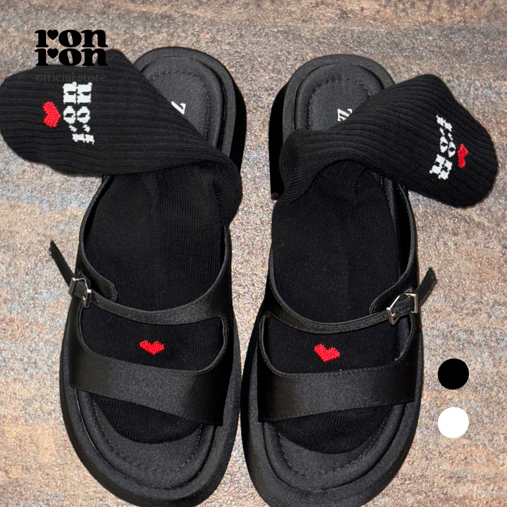 [RONRON] Logo Golgi Socks / 2colors | Shopee Thailand