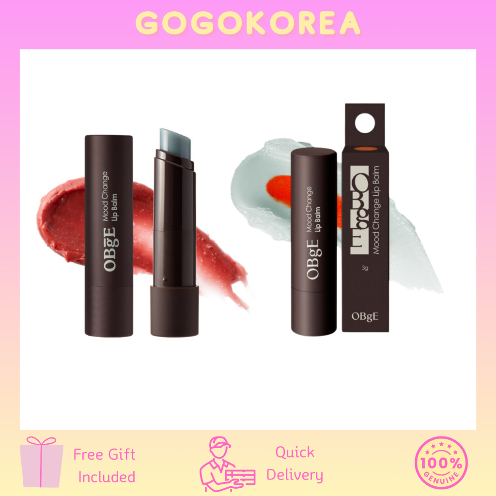 [OBgE] Mood Change Lip balm 3g / OBgE ลิปบาล์มเปลี่ยนอารมณ์ ติดทนนาน 5 ชม. ชุ่มชื้น เข้มข้น ชุ่ม ...