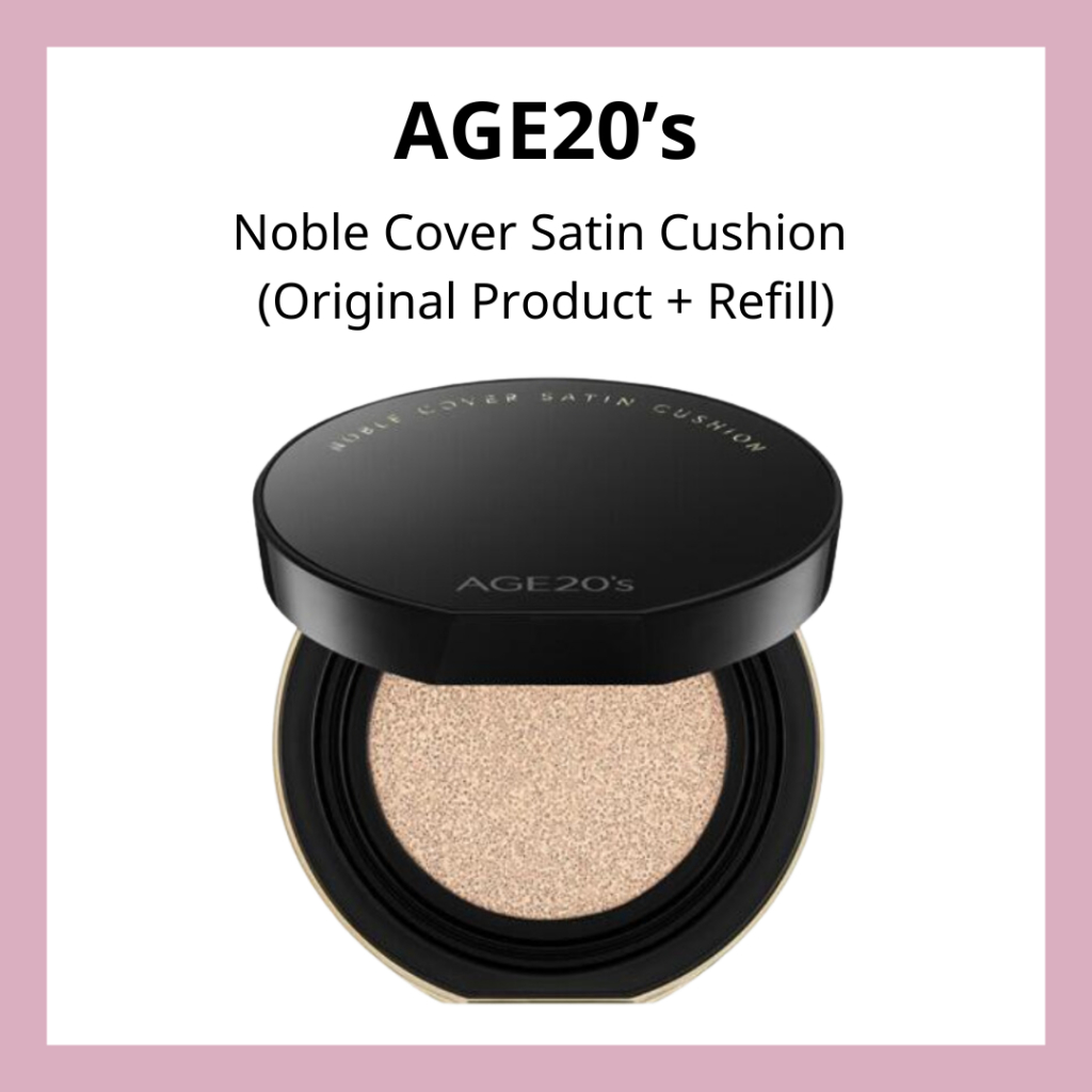 ️ Age20s Noble Cover Satin Cushion (ผลิตภัณฑ์ดั้งเดิม + รีฟิล) | Shopee ...