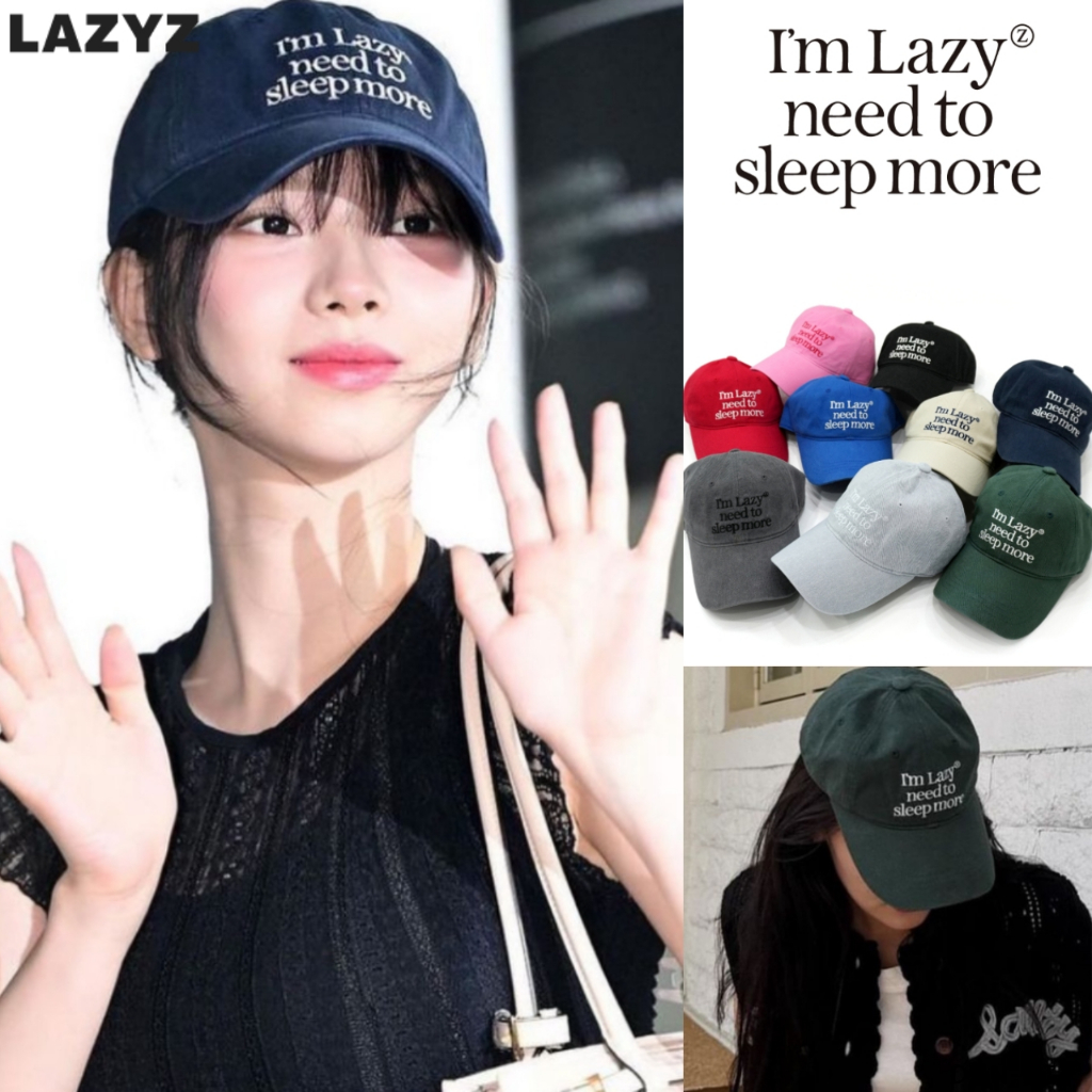 [LAZYZ] (UNISEX) Sleep More Washing Ball Cap_9color / สินค้า KR แท้ 100% / AESPA KARINA PICK ...