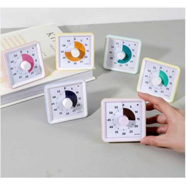[รุ่นที่ 4] Fuhan silent Google timer Pomodoro นาฬิกาตั้งเวลา 5 สี ...