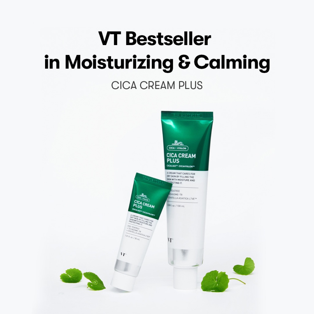 [VT] Cica Cream Plus 100ml, 30ml Moisturizing & Calming, Panthhenol ...