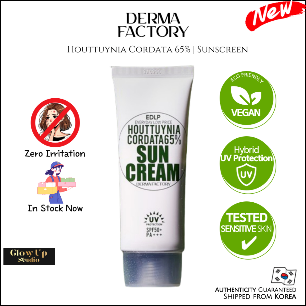 [DERMA Factory ] Vegan, Houttuynia Cordata 65 % Sunscreen Sunblock ...