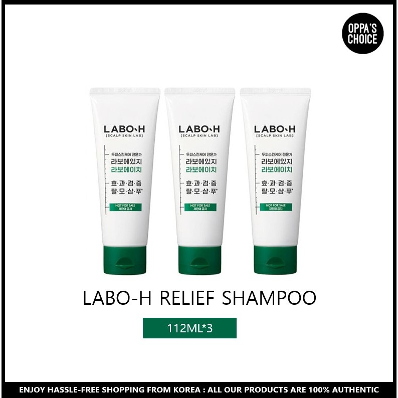 Labo-h RELIEF SHAMPOO 336ml (112ML*3) | Shopee Thailand