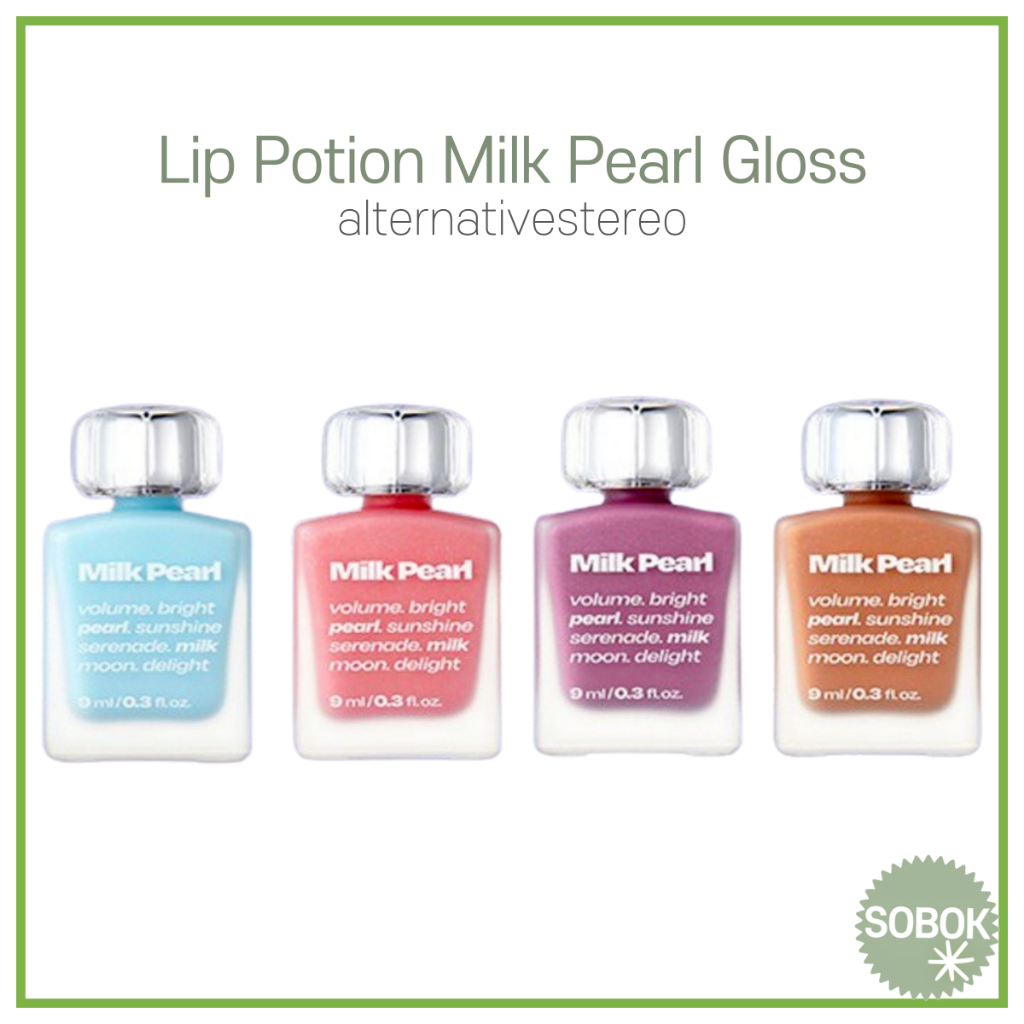 [ทางเลือก] Lip Potion Milk Pearl Gloss 4color | Shopee Thailand