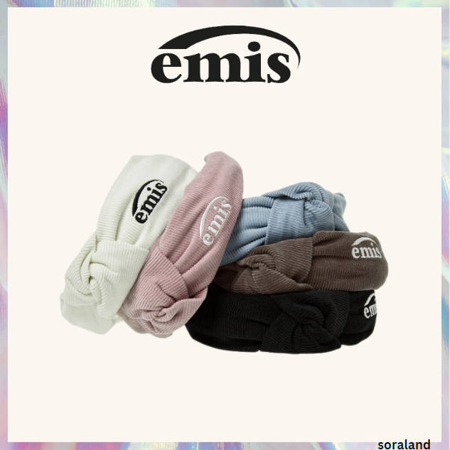 [Eims] Emis CORDUROY CROSS HAIRBAND 5 สี (ใหม่2024) | Shopee Thailand