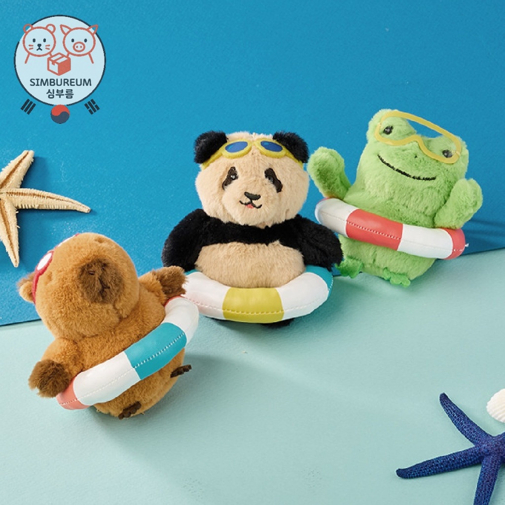 [Everland] Korea Officials Summer Tanning Fubao Panda Frog Capybara ...