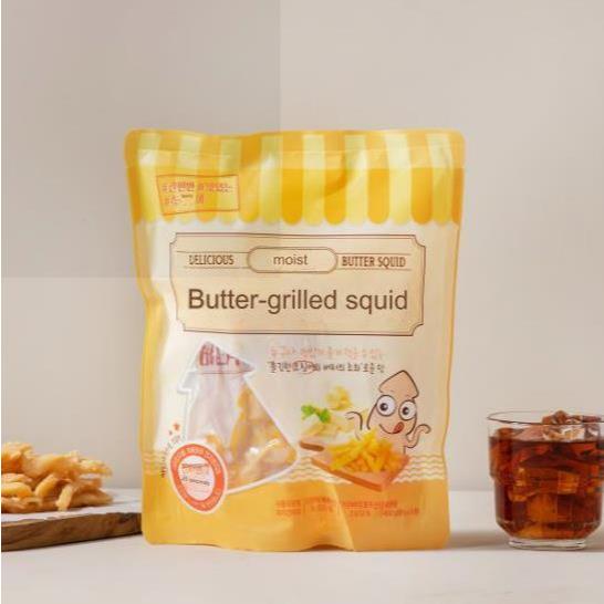 Samkwang Foods Moist หมึกย่างเนย 400g (80g x 5 ถุง) | Shopee Thailand