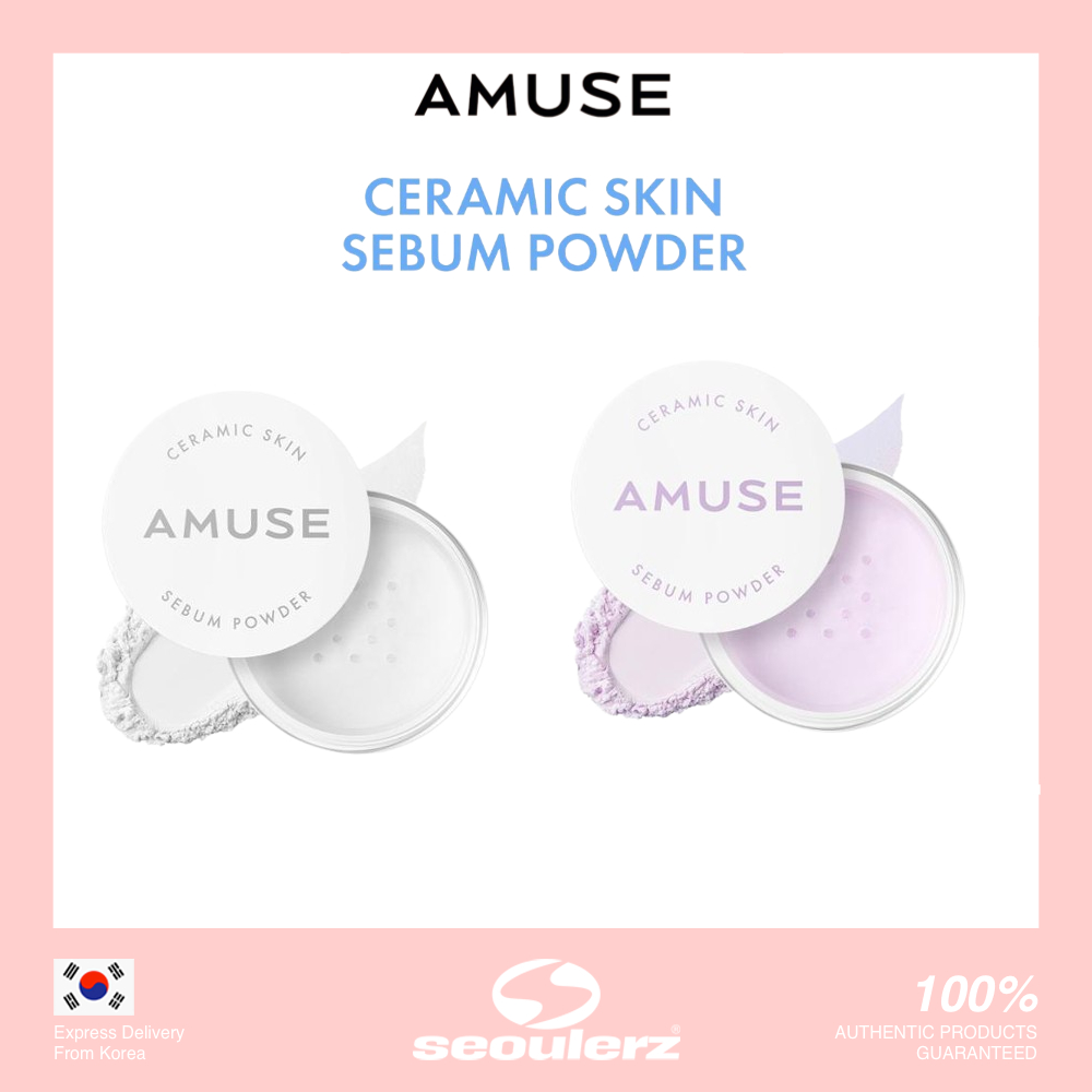 [AMUSE] Ceramic Skin Sebum Powder 2 สี | Shopee Thailand