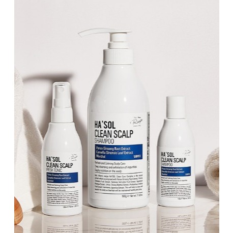 [HASOL] แชมพู + ชุด TONIC / CLEAN scalp shampoo 500ml / CLEAN scalp ...