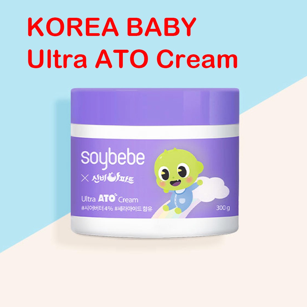 Korea Baby Soybebe Ultra Ato Cream 300g Facial & Body ทารกแรกเกิด เด็ก ...
