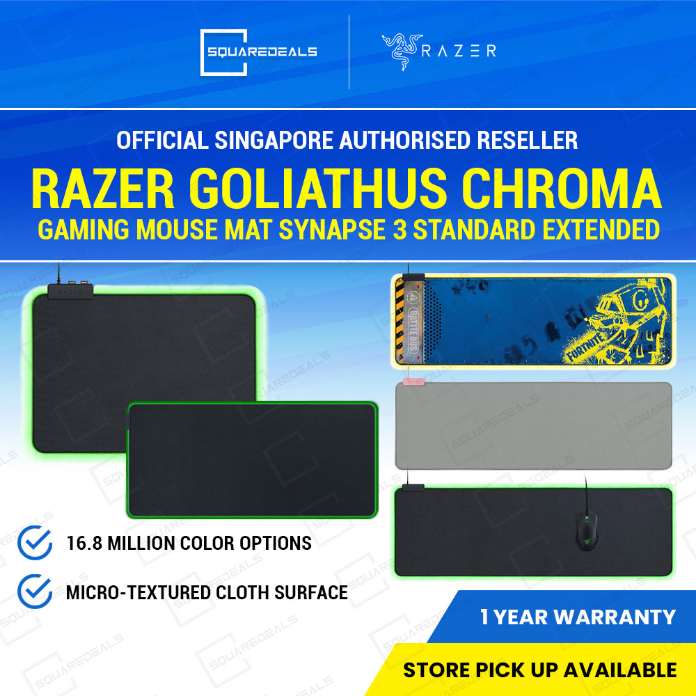 แผ่นรองเมาส์สําหรับเล่นเกม Razer Goliathus Chroma Synapse 3 Standard ...