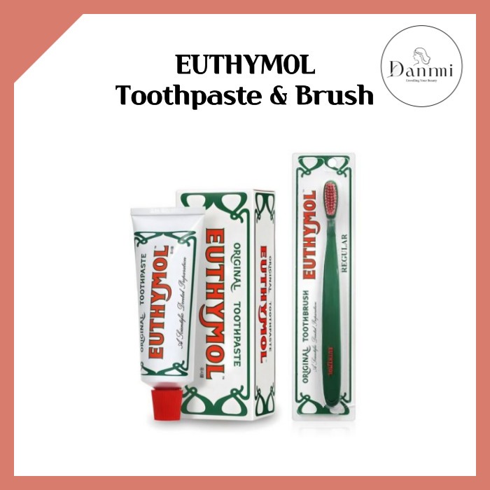 [EUTHYMOL] Toothpaste & Toothbrush Regular Classic Type | Shopee Thailand