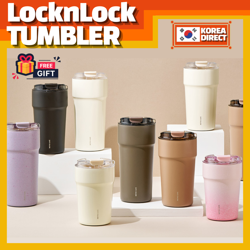[LocknLock] Metro Cafe Tumbler 400ml, 500ml, 650ml แก้วกาแฟความร้อน ...
