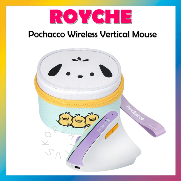 [ROYCHE] เมาส์แนวตั้งไร้สาย Sanrio Pochacco | Shopee Thailand
