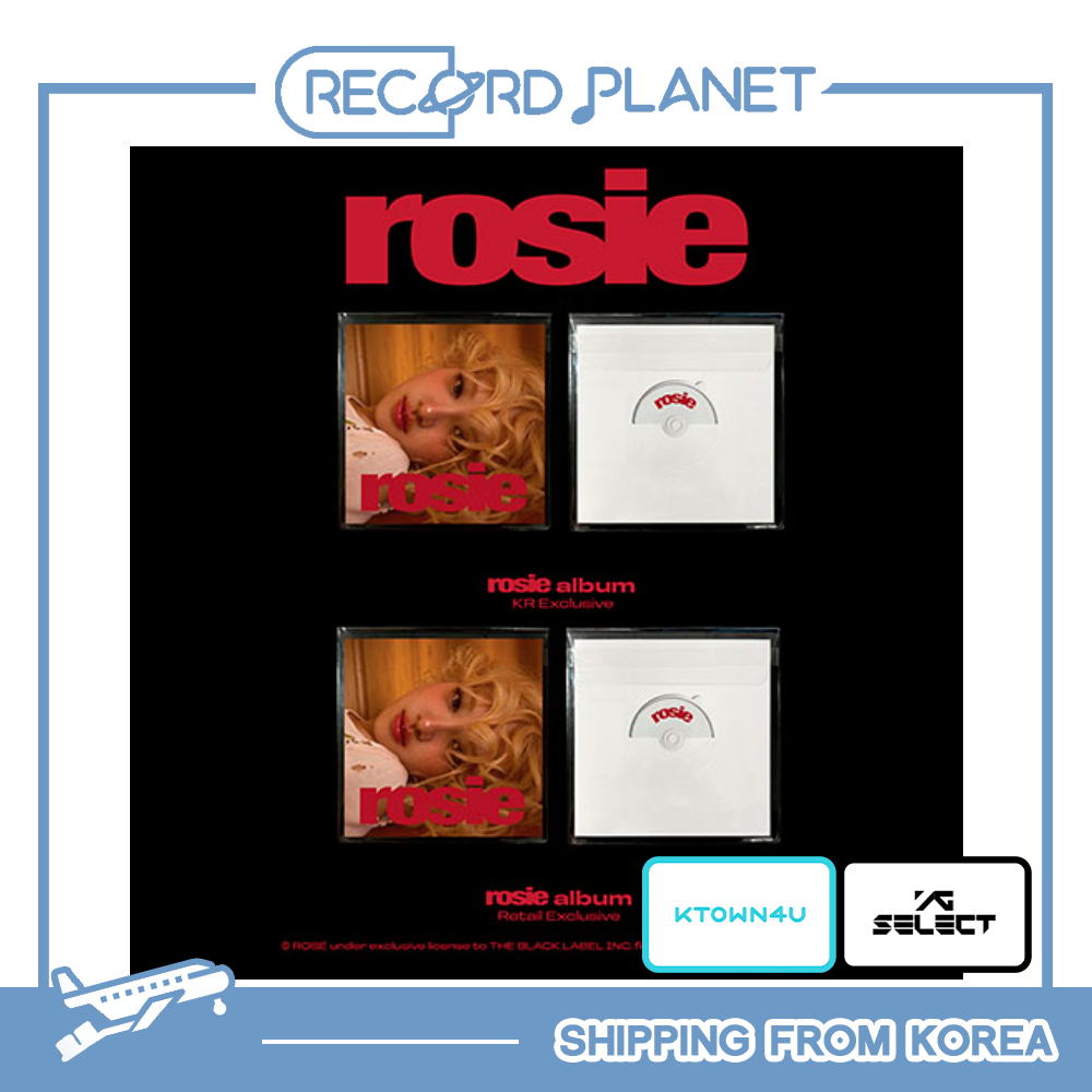 [Fansign POB] ROSE - ROSE first studio album ‘rosie’ (KR Exclusive, Retail Exclusive) | Shopee ...
