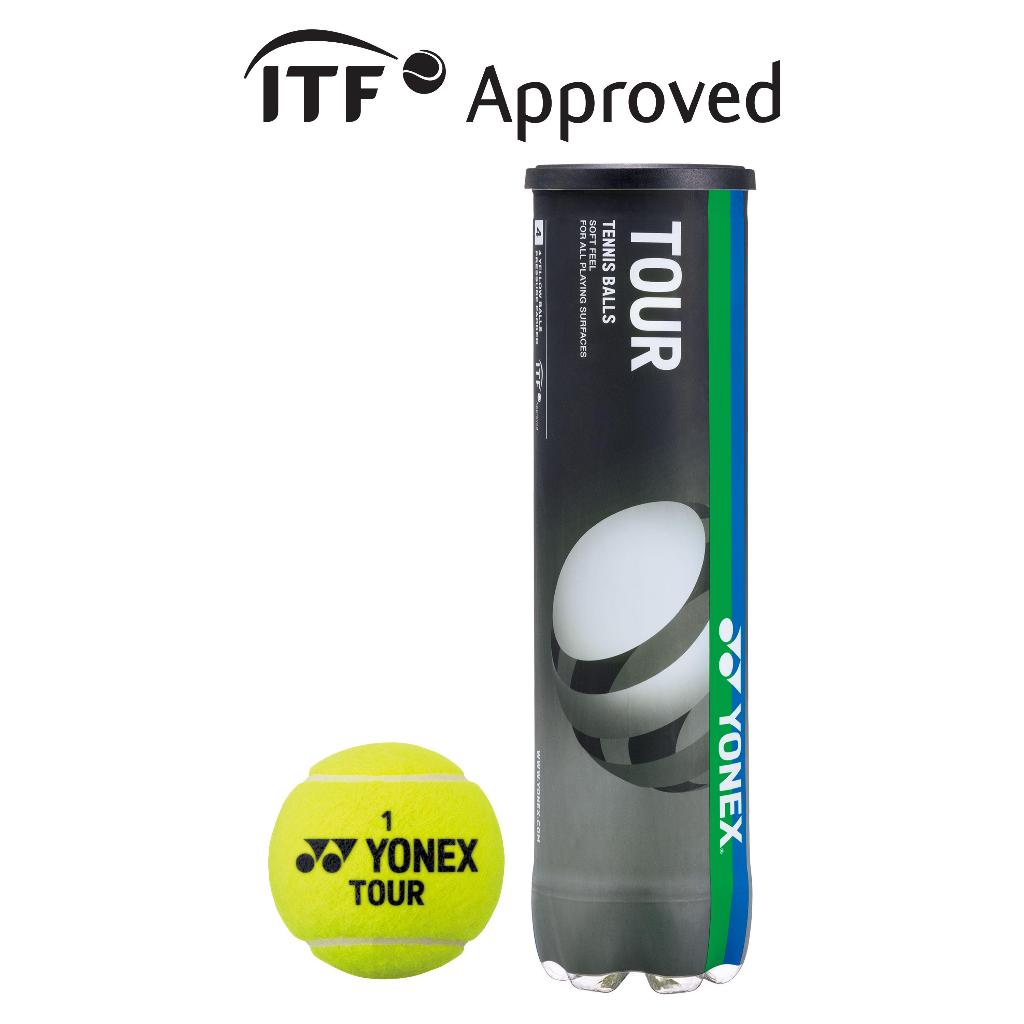 ลูกบอลเทนนิส Yonex TOUR TB-TR4NEX 4 ลูกใน 1 หลอด | Shopee Thailand