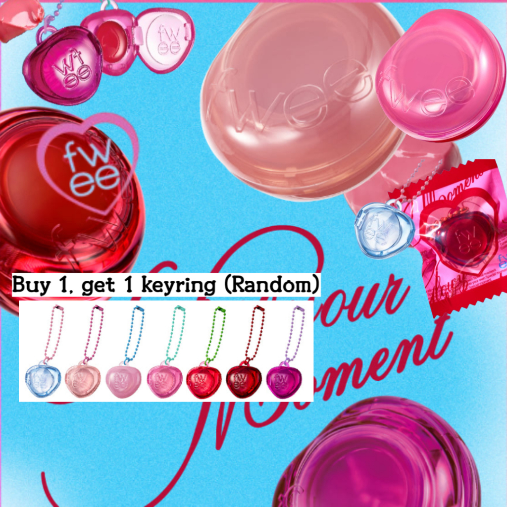 Fwee Lip & Cheek Glow Jelly Pot (19 สี) สุ่ม Jelly Keyring Gift ...