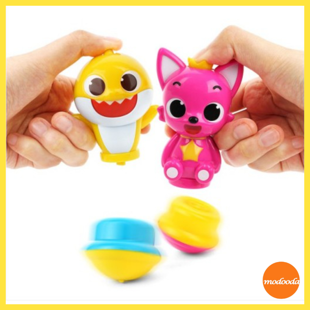 Pinkfong Baby Shark Toy Top set(pinkfong+babyshark+candy) | Shopee Thailand
