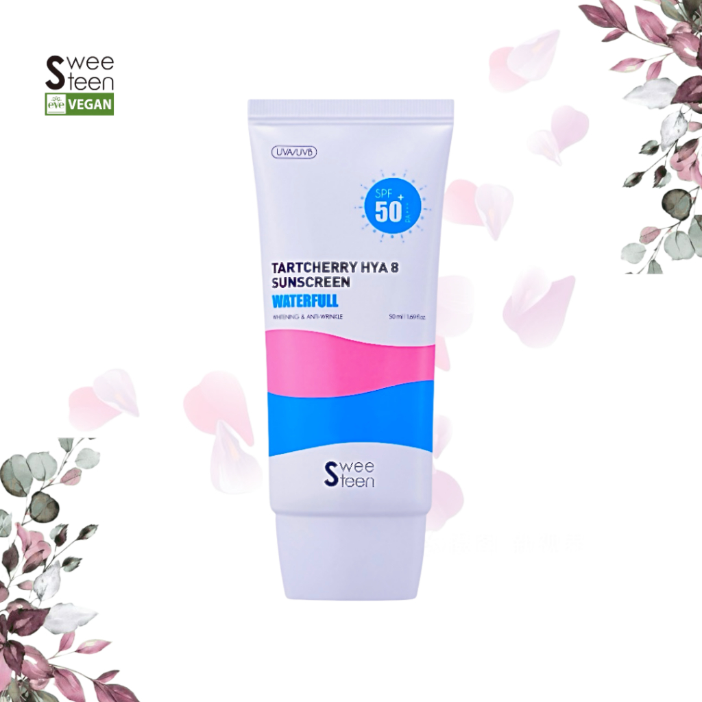 เกาหลี SWEETEEN Tart Cherry Hyaluronic Acid ครีมกันแดด Hydrating ครีม ...