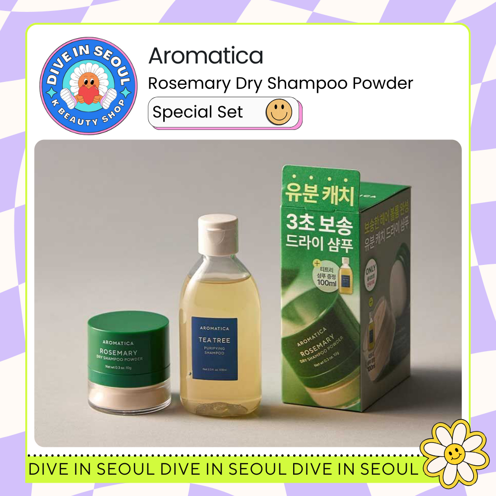 [AROMATICA] Rosemary Dry Shampoo Powder | Shopee Thailand
