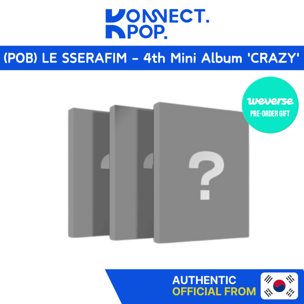 (POB) LE SSERAFIM - 4th Mini Album [ Crazy ] | Shopee Thailand